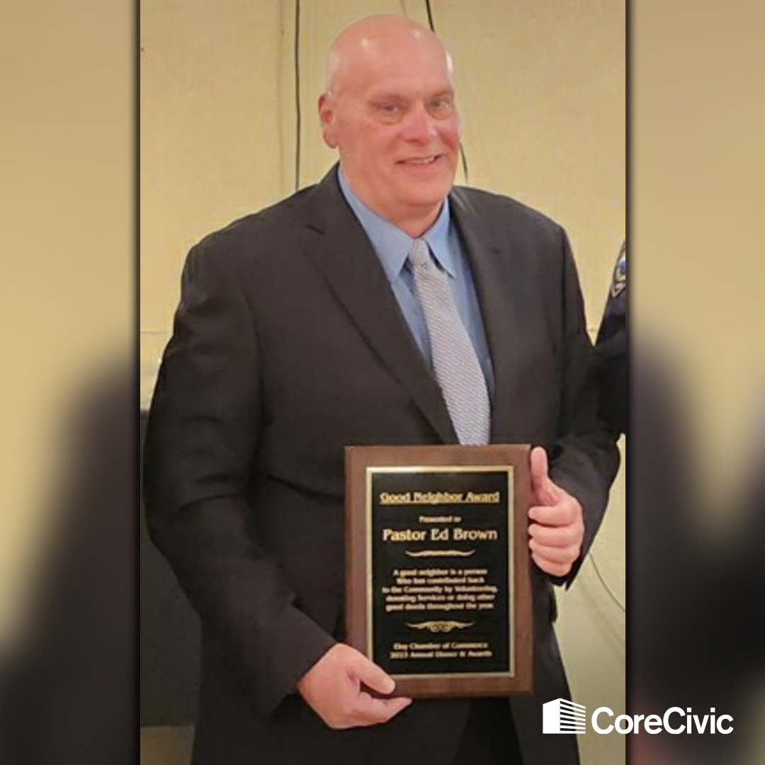 CoreCivic Chaplain Conferred Good Neighbor Award for Outstanding ... CoreCivic Chaplain Conferred Good Neighbor Award for Outstanding ...